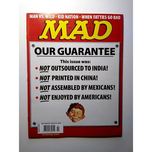 mAD | Accents | Mad Magazine Feb 208 486 Kid Nation Man Vs Wild When ...